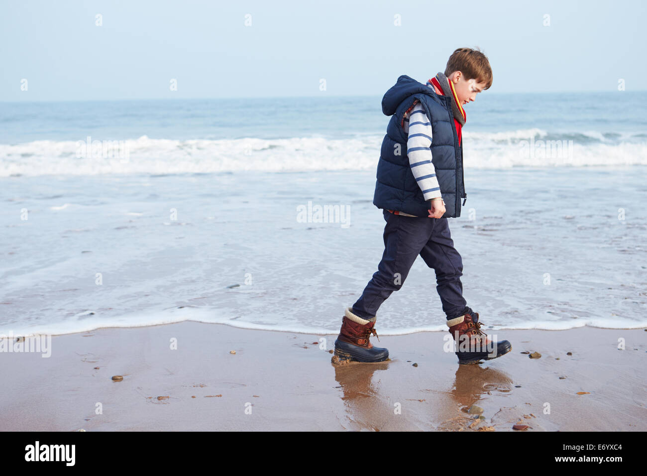 Walking boy hi-res stock photography and images - Alamy