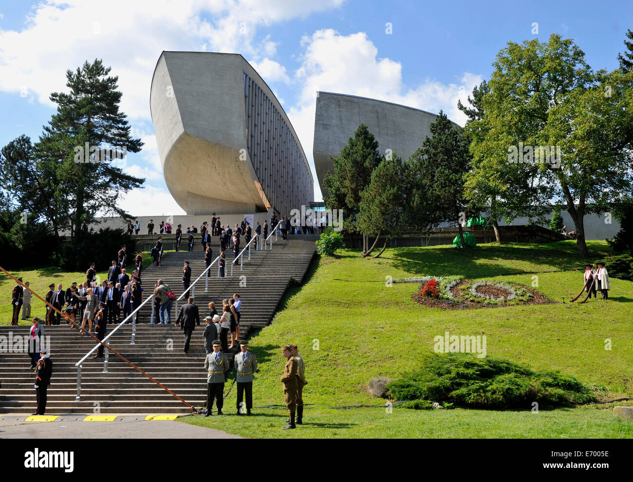 The monument of the 70th anniversary of the Slovak national uprising in ...