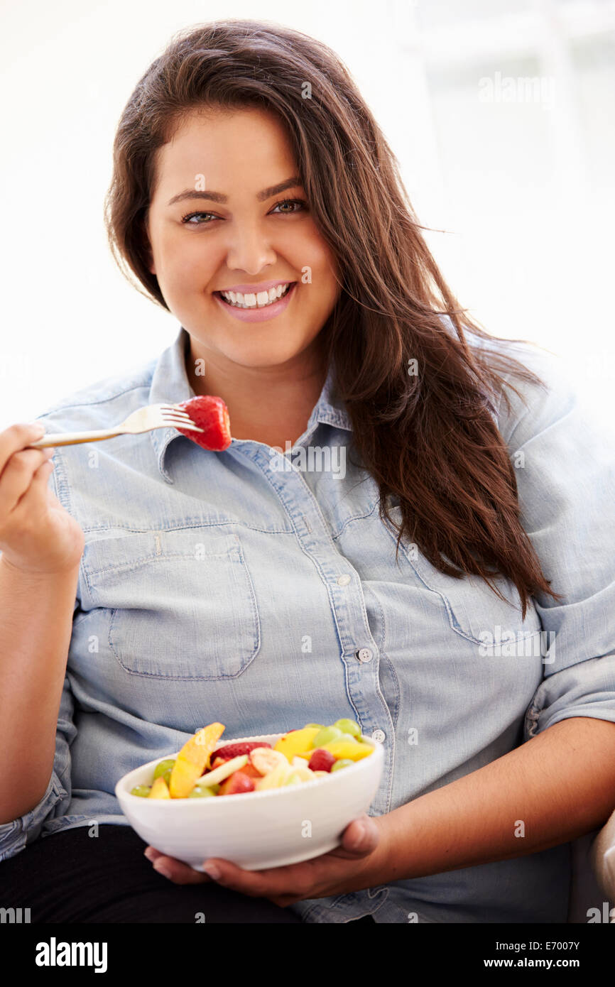 Obese woman eating hi-res stock photography and images - Alamy