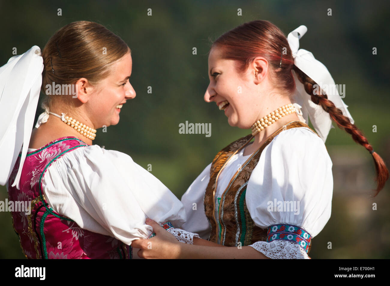 Czech girl in traditional costume hi-res stock photography and images ...