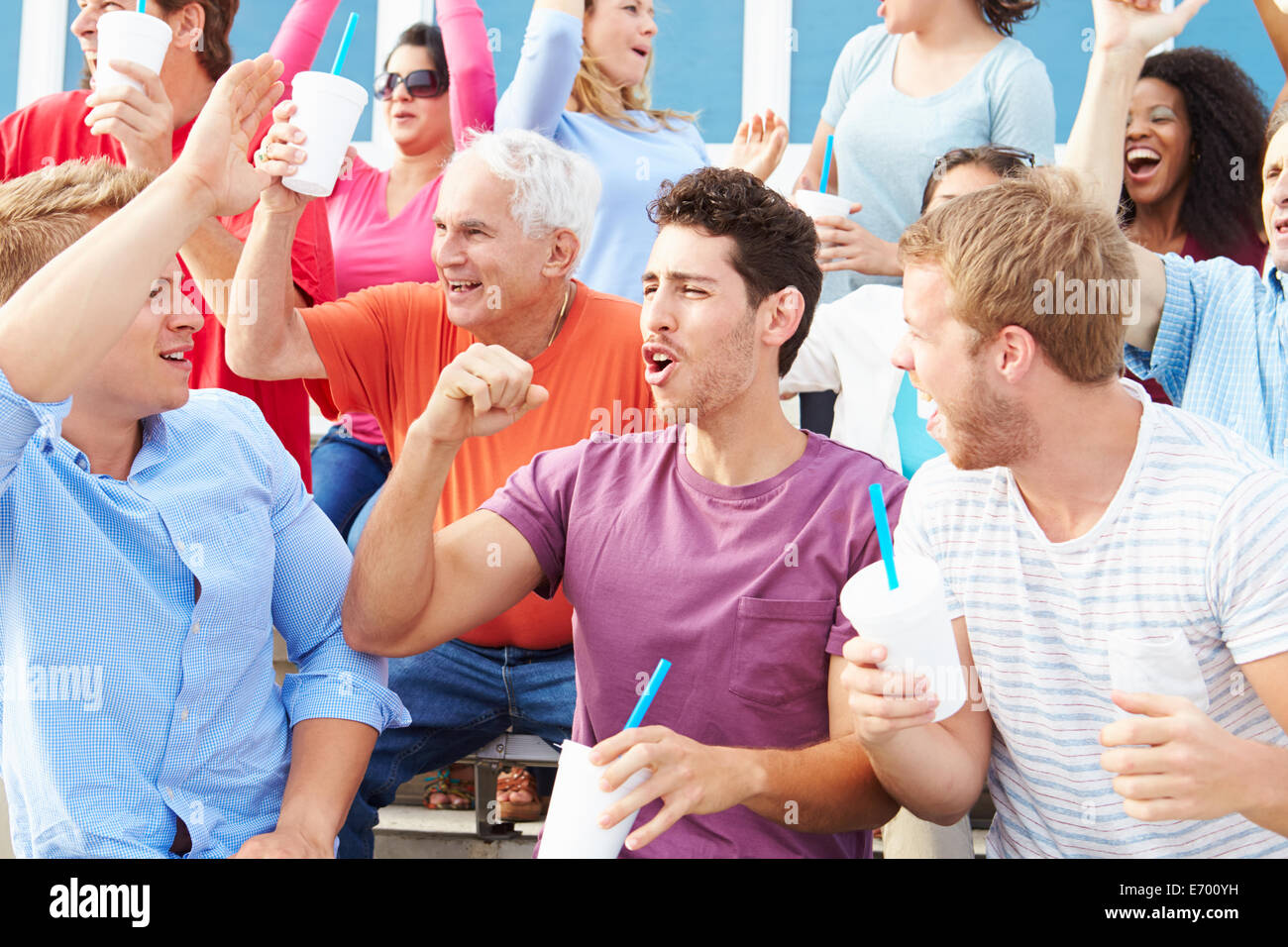African football fans cheering hi-res stock photography and images - Alamy