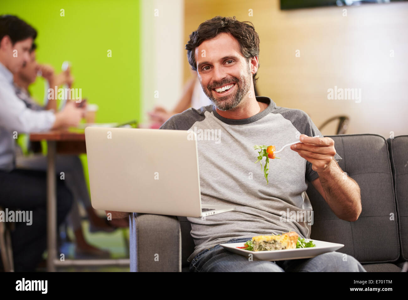 Business lunch man sitting hi-res stock photography and images - Alamy
