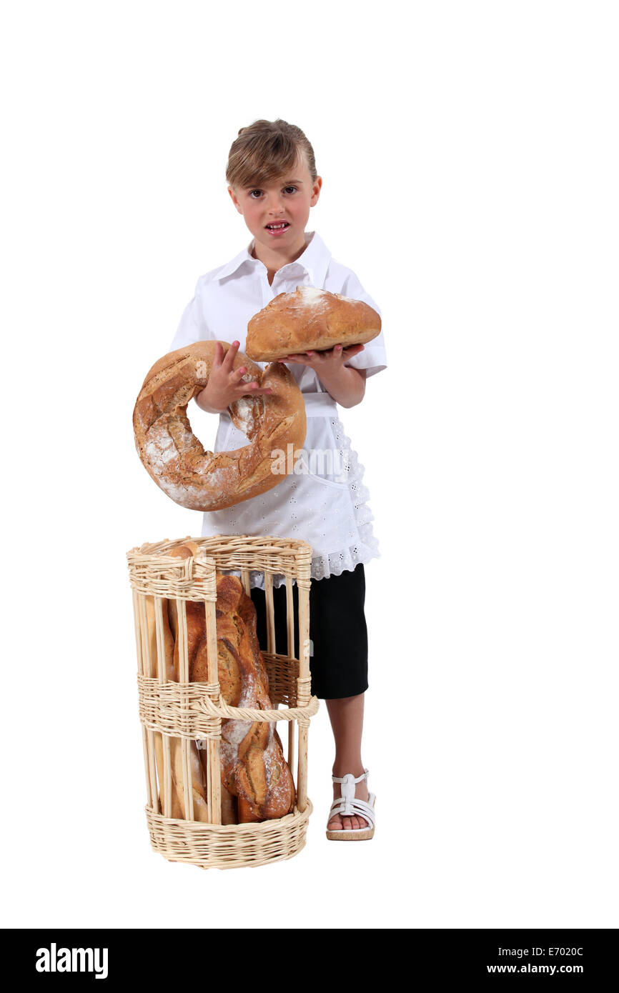 Bakery selling bread Cut Out Stock Images & Pictures - Alamy