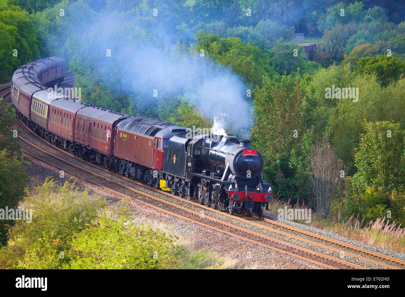 Lms stanier class 8f steam locomotive hi-res stock photography and ...