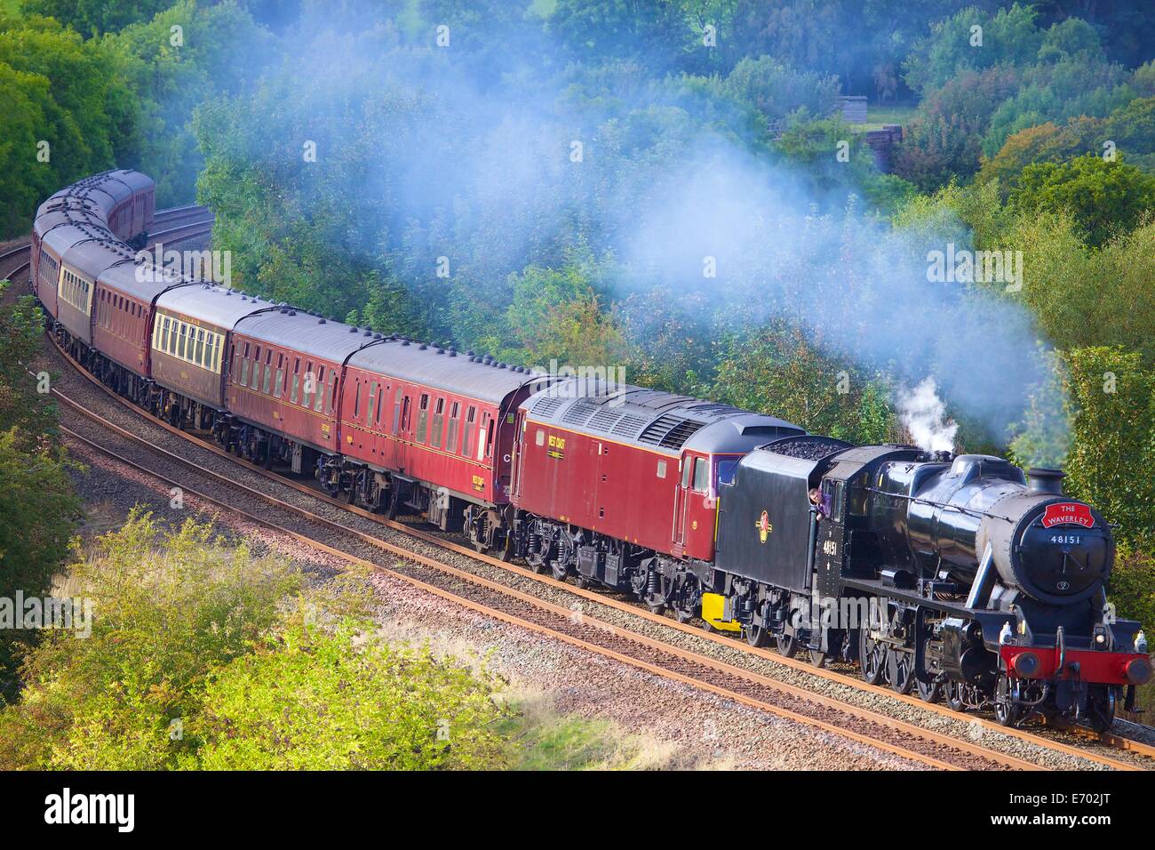 Lms stanier class 8f steam locomotive hi-res stock photography and ...