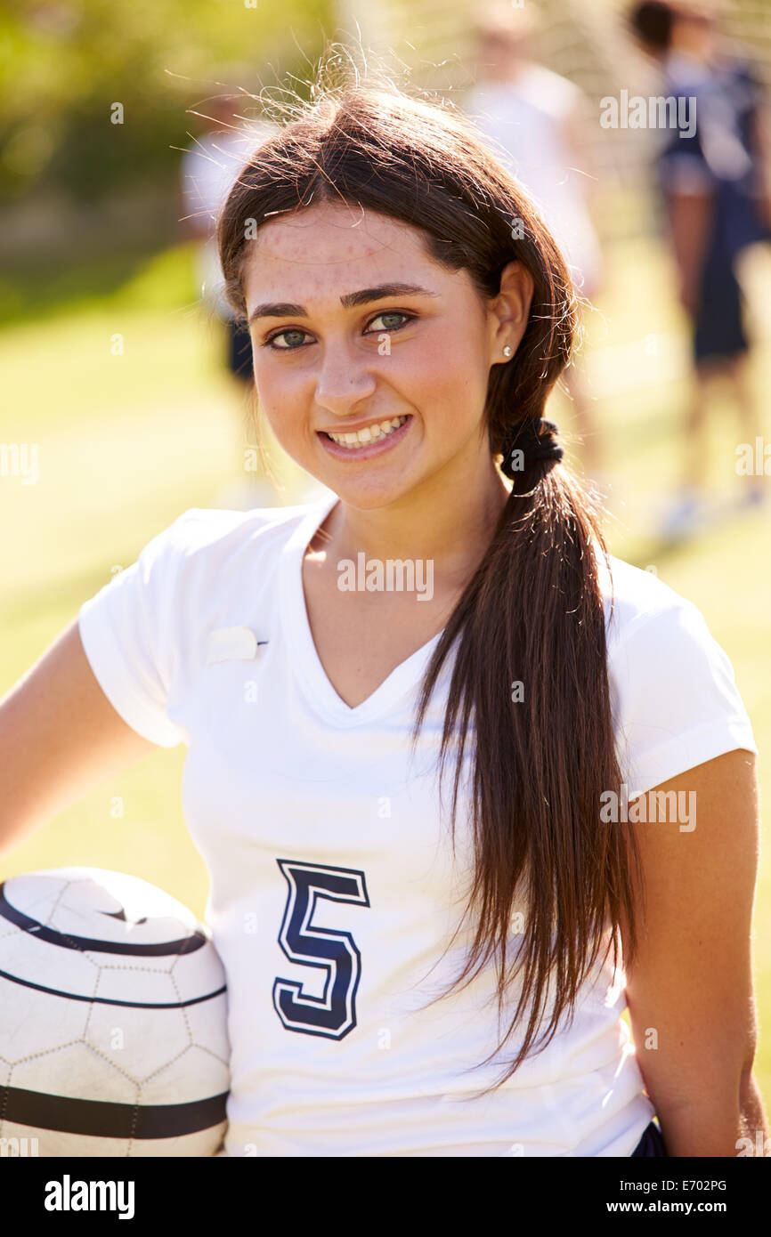 Happy soccer player hi-res stock photography and images - Alamy