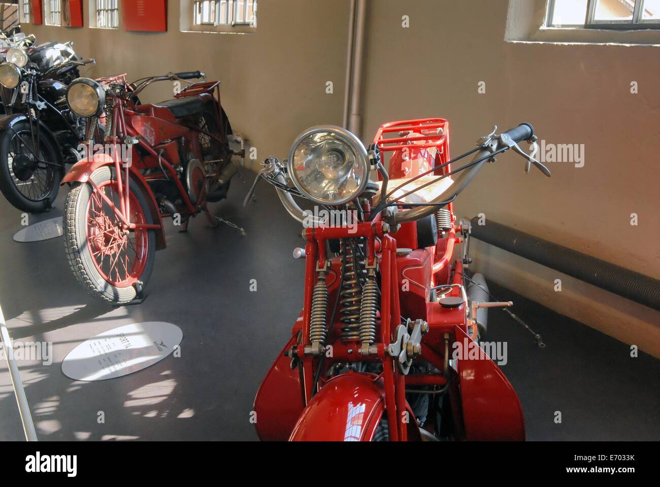 Motoguzzi motorcycle factory in Mandello Lario (Italy), historical ...