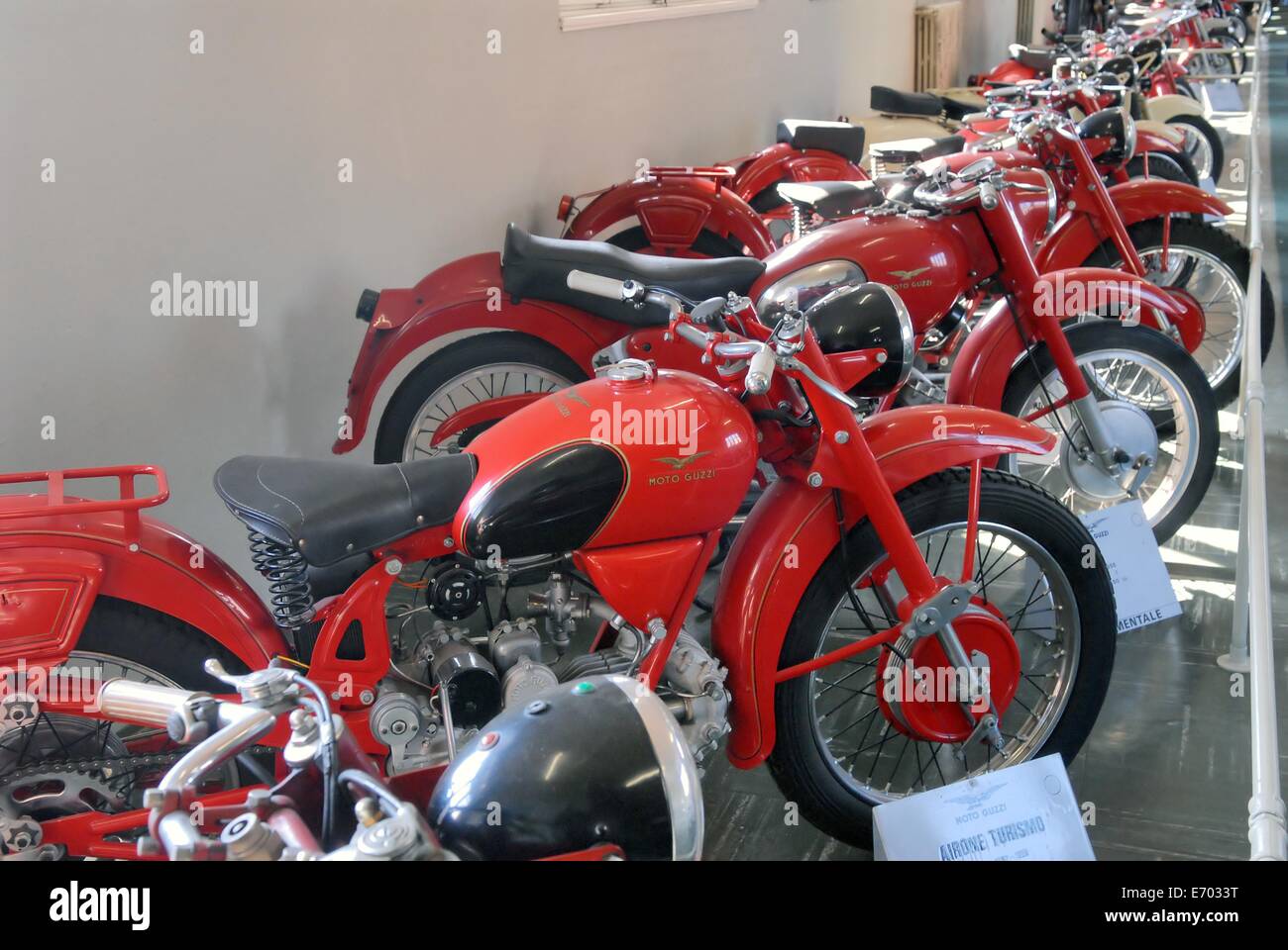 Motoguzzi motorcycle factory in Mandello Lario (Italy), historical ...