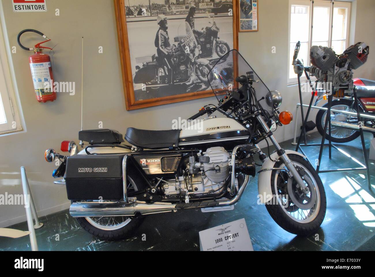 Motoguzzi motorcycle factory in Mandello Lario (Italy), historical ...