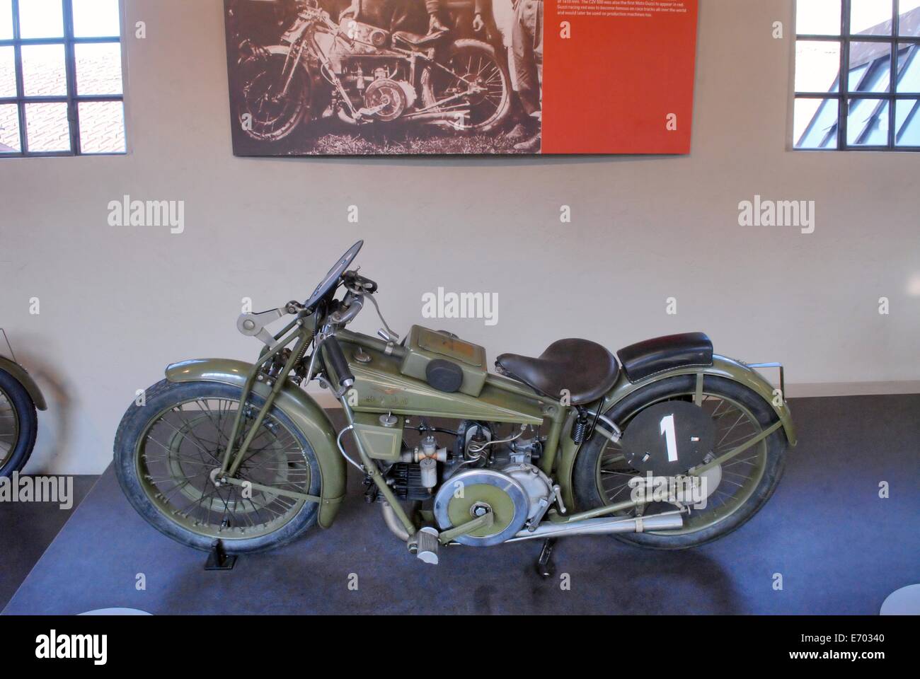 Motoguzzi motorcycle factory in Mandello Lario (Italy), historical ...