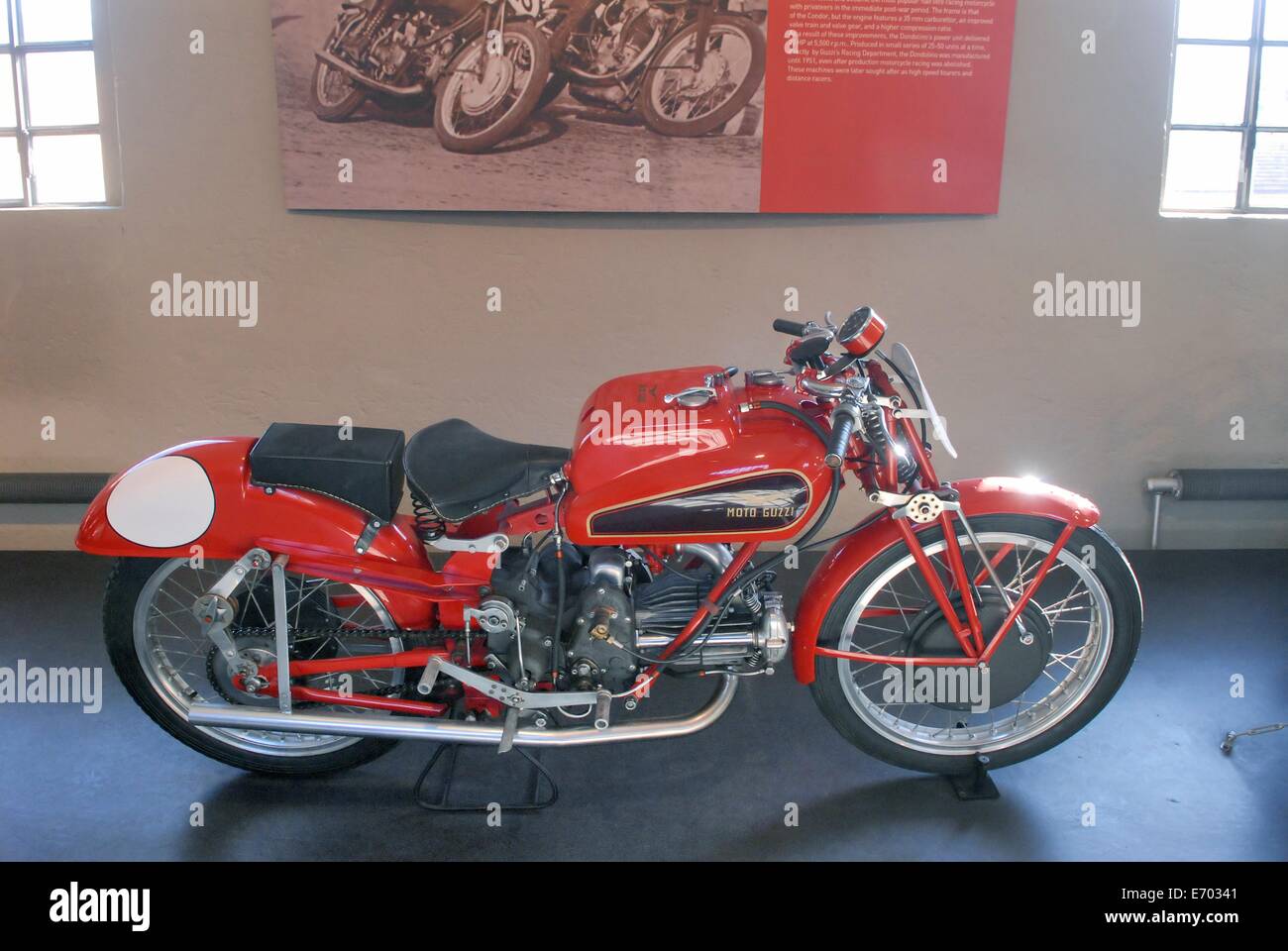Motoguzzi motorcycle factory in Mandello Lario (Italy), historical ...