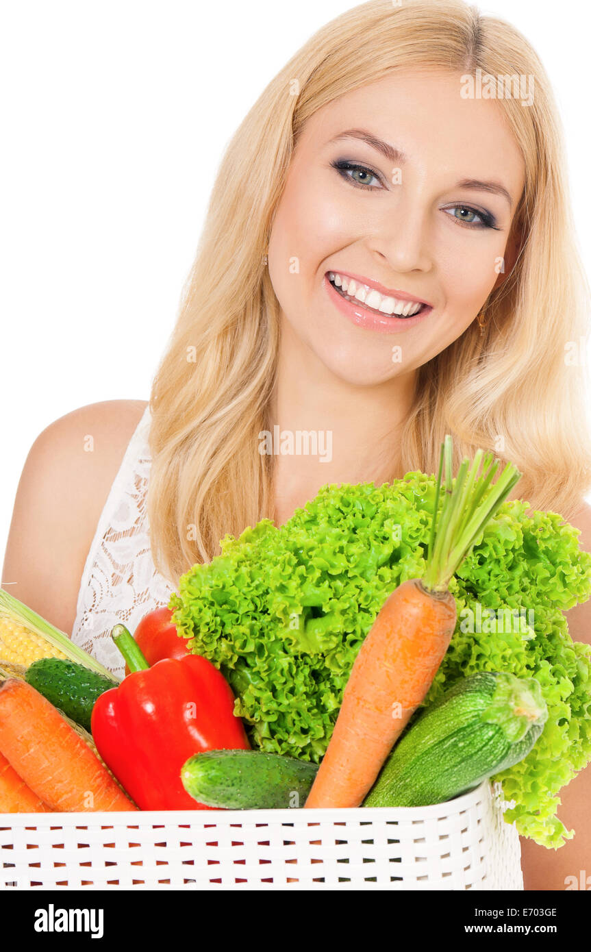 Attractive woman eating carrot hi-res stock photography and images - Alamy
