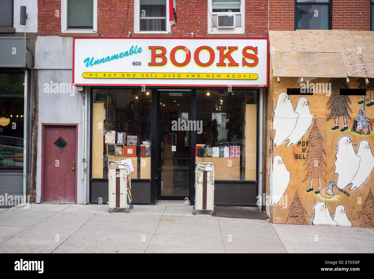 Independent bookstore, Unnameable Books, in the Prospect Heights ...