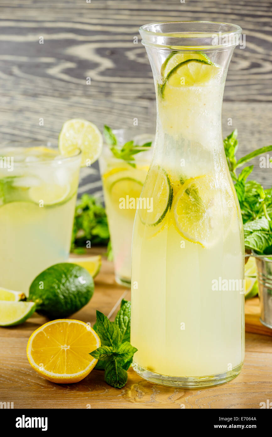 Fruits lemonade hi-res stock photography and images - Alamy