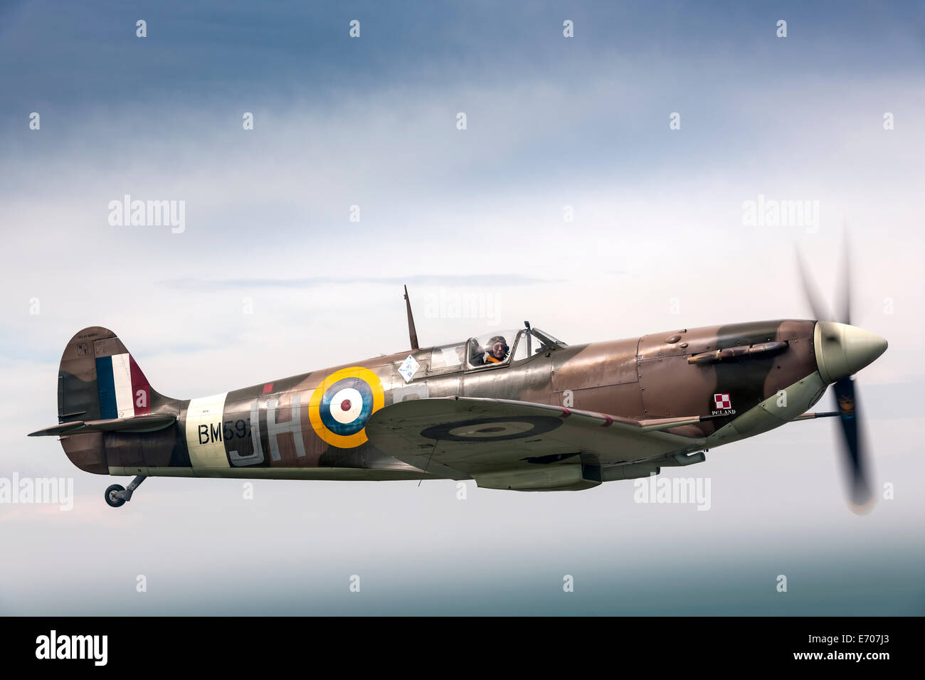 Vickers Supermarine Spitfire MK VB G-MKVB Stock Photo - Alamy