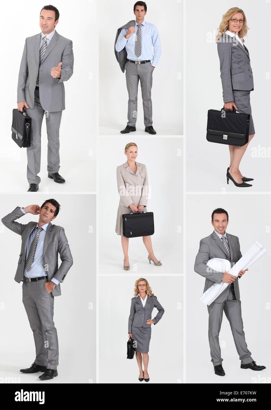 A collage of business professionals Stock Photo - Alamy