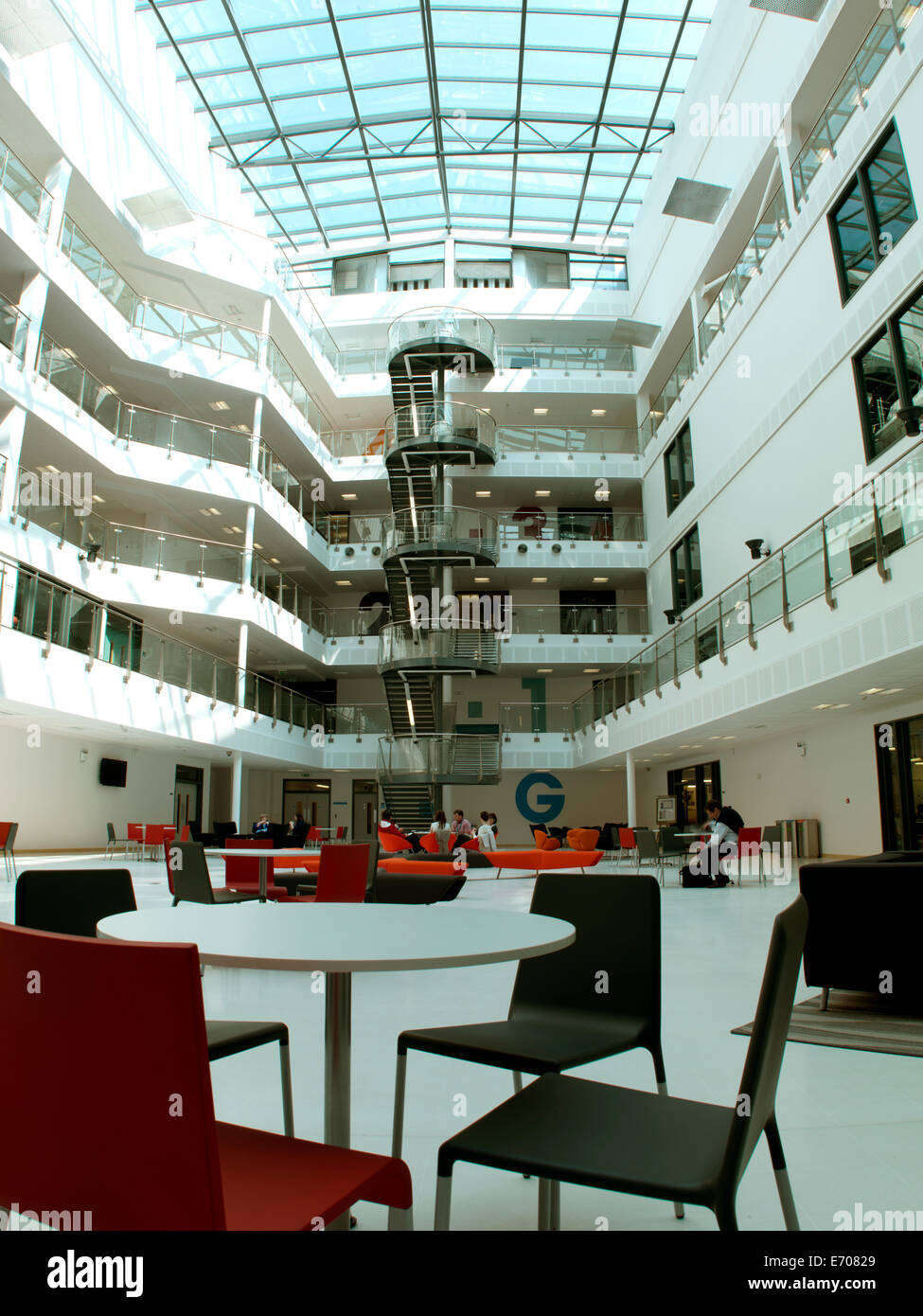 Modern college building atrium, Hastings, UK Stock Photo - Alamy Modern college building atrium, Hastings, UK Stock Photo - Alamy