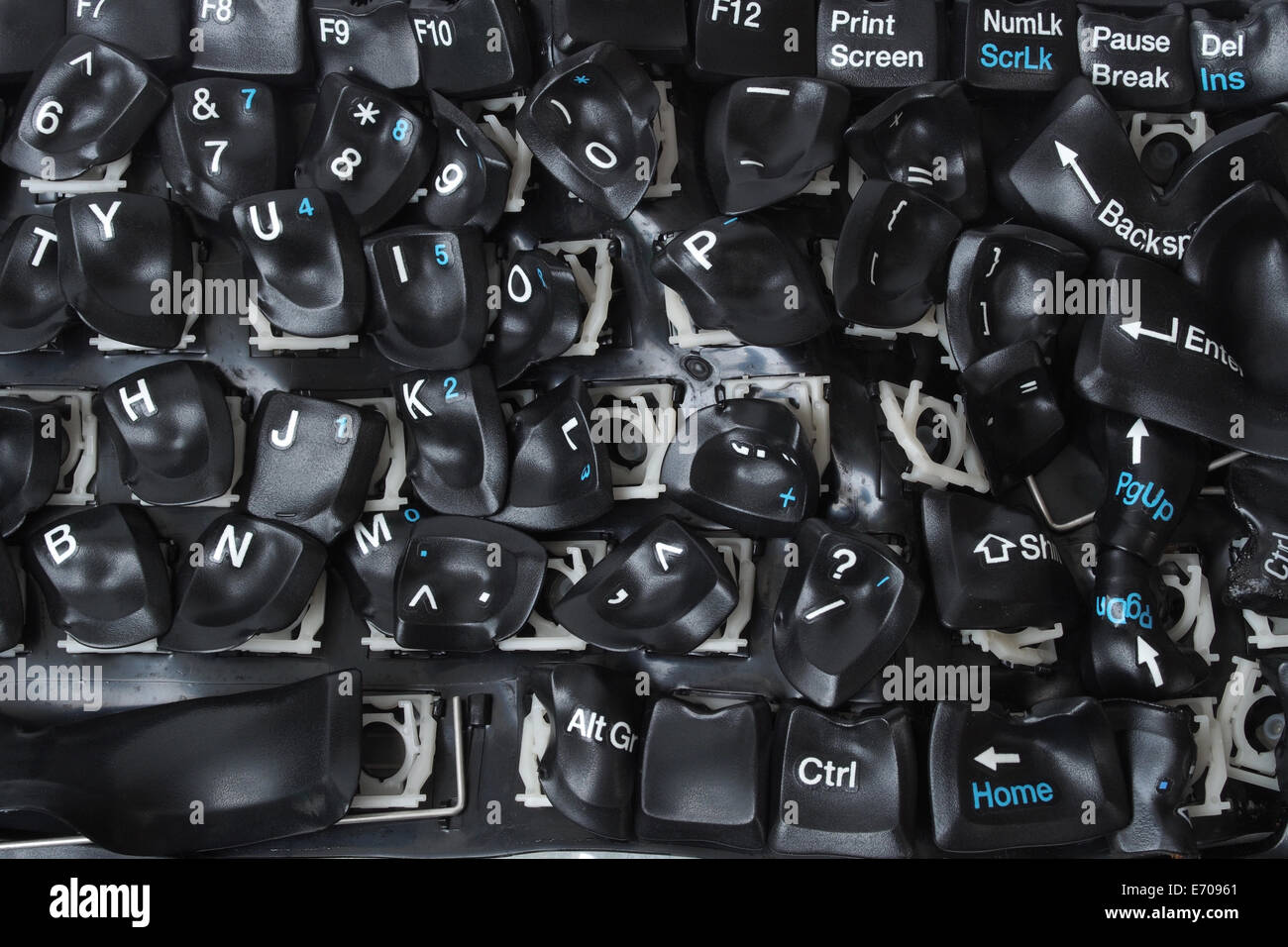 Melted Keyboard High Resolution Stock Photography and Images - Alamy