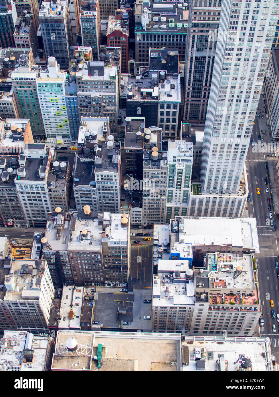 City from up high in day time Stock Photo - Alamy