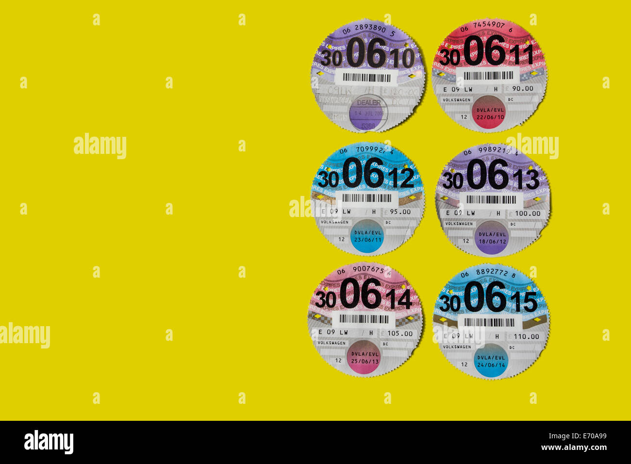 Vehicle Tax Disc High Resolution Stock Photography and Images - Alamy