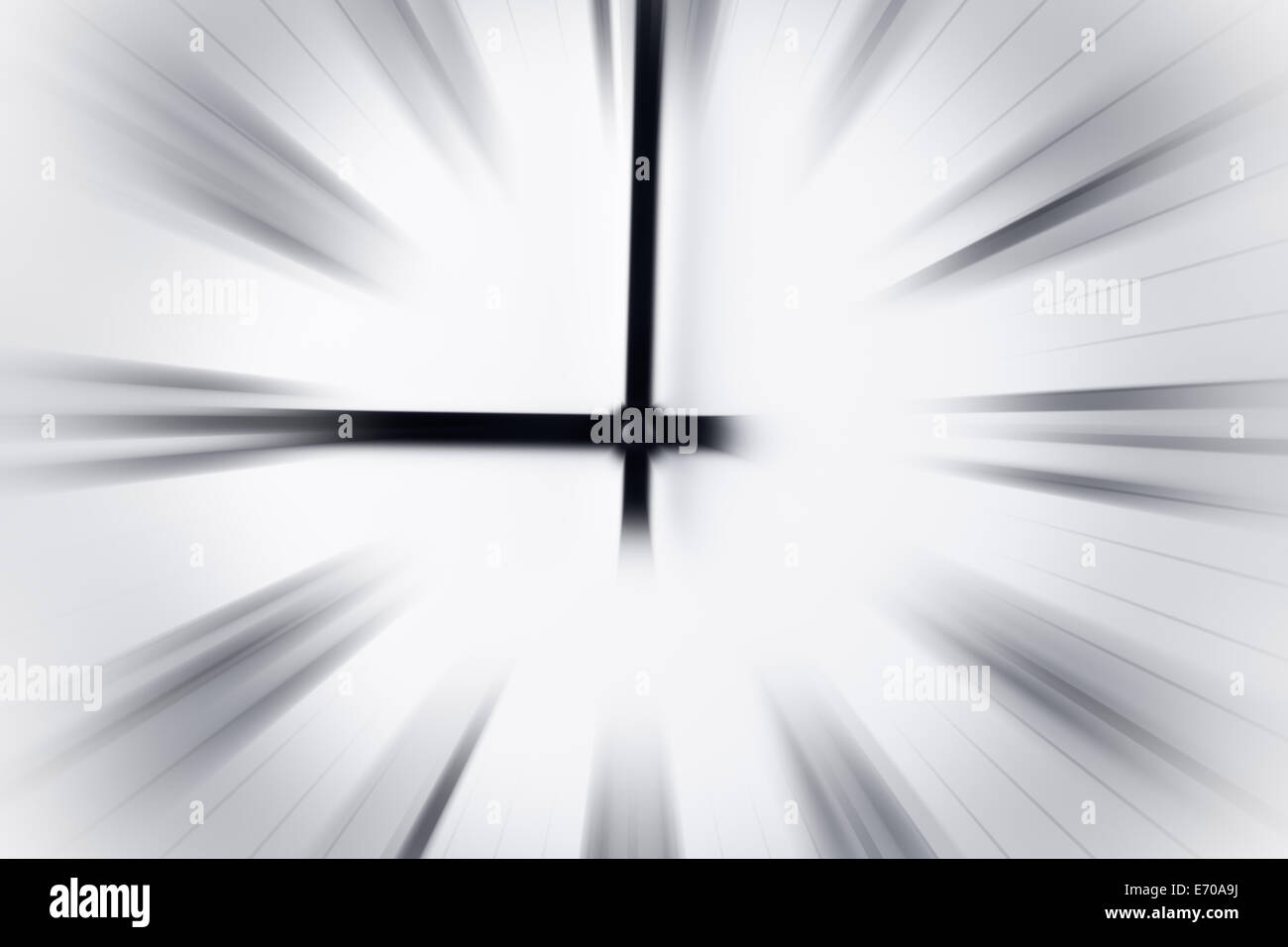 Close up view of blurry wall clock, isolated on white background Stock ...