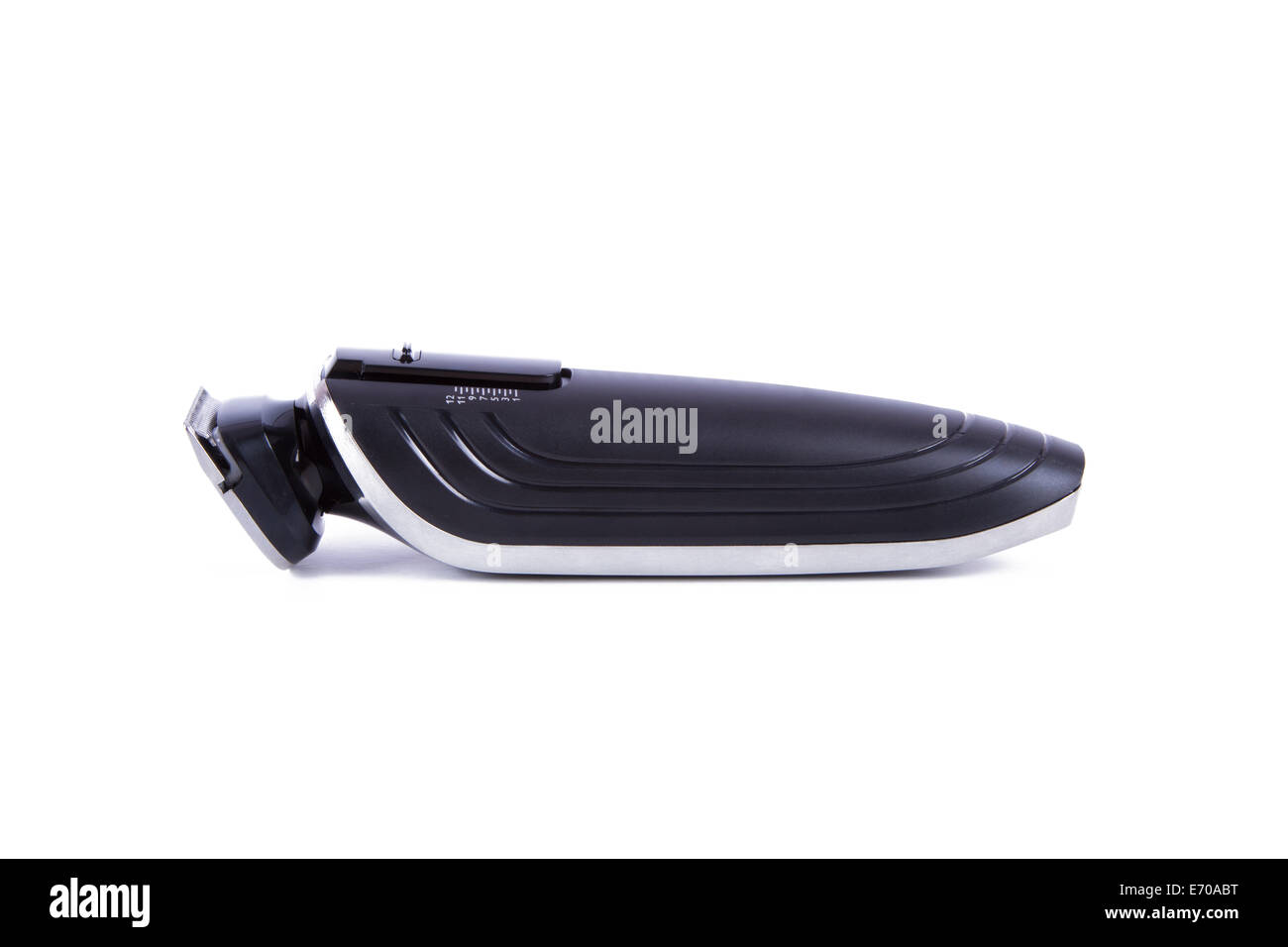 Side view of electric shave machine, isolated on white background Stock ...