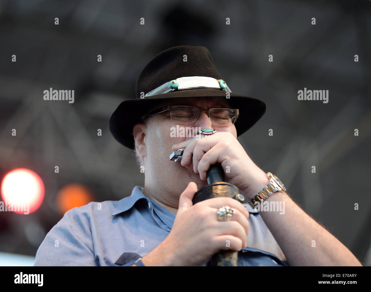 Virginia Beach, Virginia, USA. 30th Aug, 2014. JOHN POPPER of 'Blues ...
