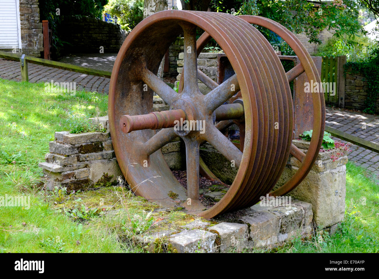 Yorkshire mill wheel hi-res stock photography and images - Alamy