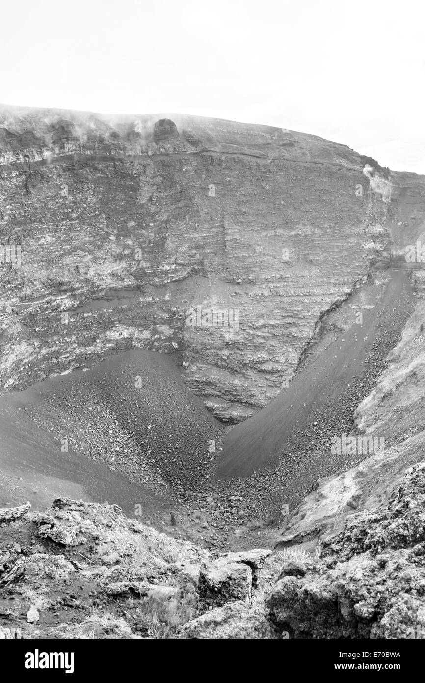 Volcano top Black and White Stock Photos & Images - Alamy
