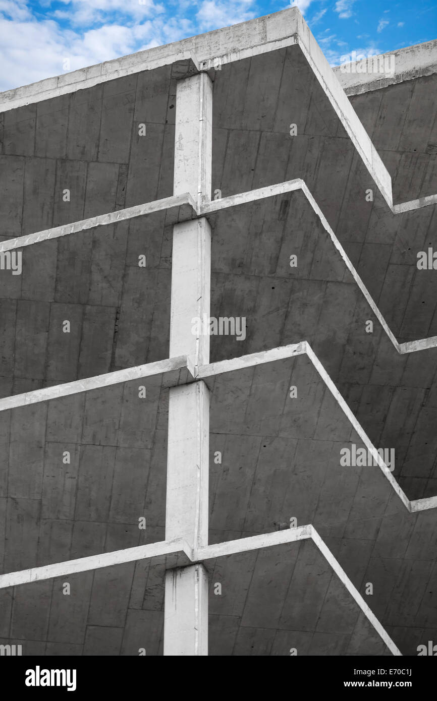 Concrete background modern architecture hi-res stock photography and ...