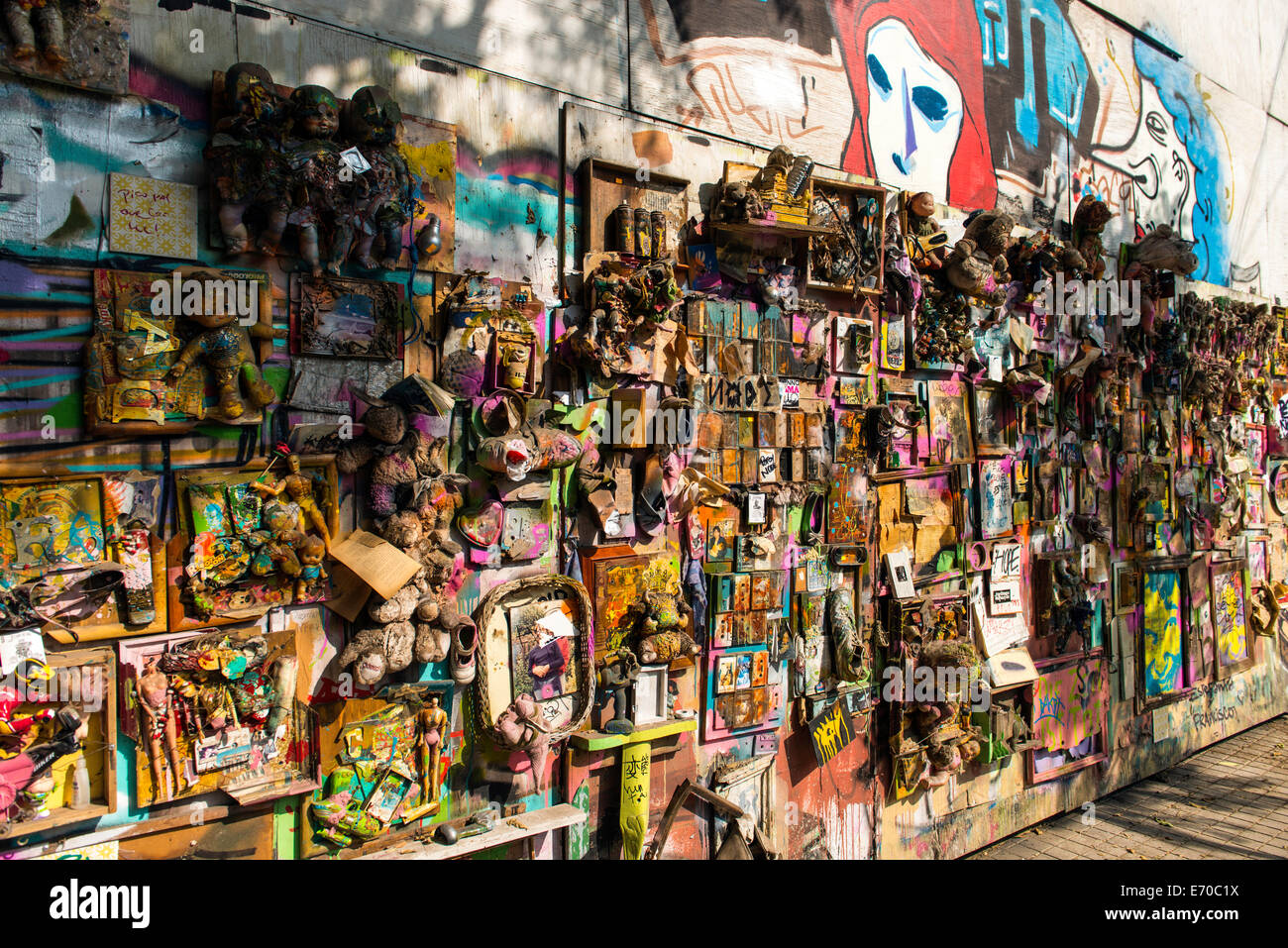 Street art Lastarria neighborhood Santiago del Chile, Chile, South ...