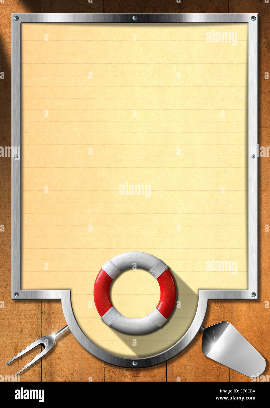 Seafood Menu Background Stock Photo - Alamy