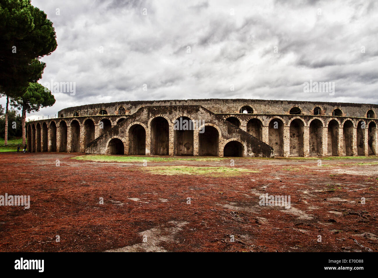 ancient arena in Pompeii Stock Photo - Alamy