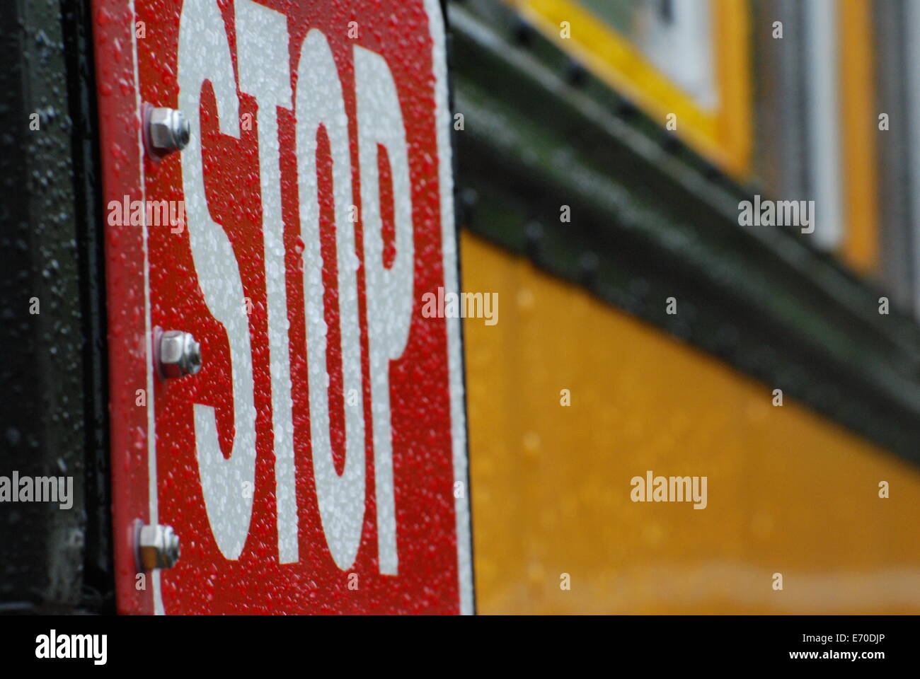 School bus stop hi-res stock photography and images - Alamy