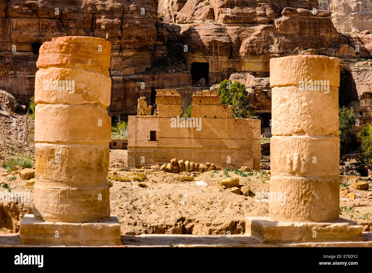 Petra is Jordan's most visited tourist attraction. Ruins of the great ...