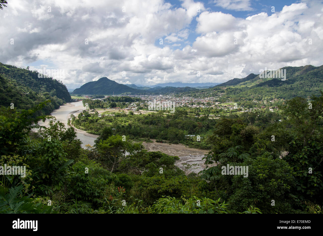 The Huallaga river in Tingo Maria. Huanuco department. Peru Stock Photo ...