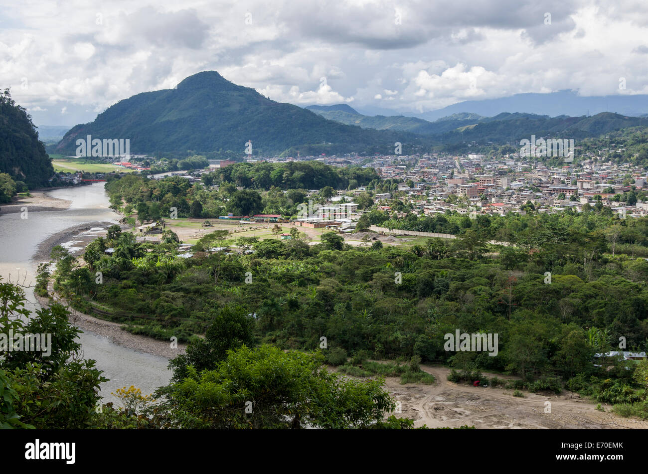 The Huallaga river in Tingo Maria. Huanuco department. Peru Stock Photo ...