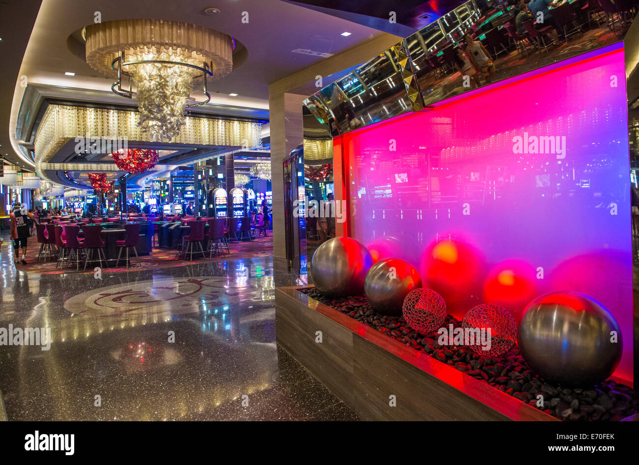 The Interior of Cosmopolitan hotel and casino in Las Vegas Stock Photo ...