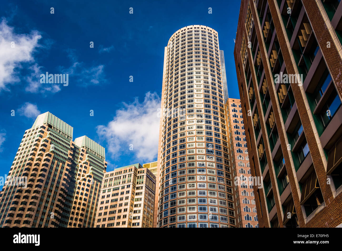 Skyscrapers in downtown Boston, Massachusetts Stock Photo - Alamy