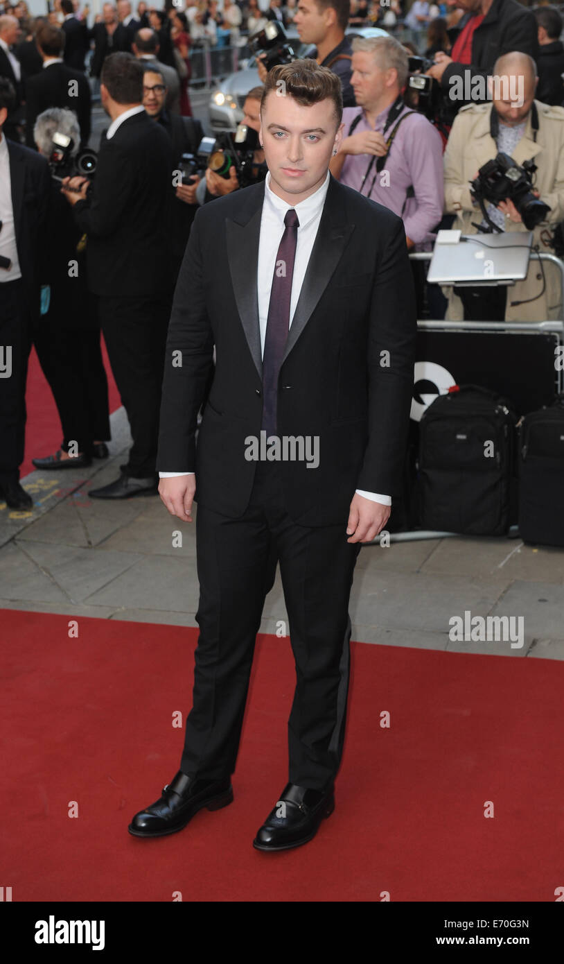London, UK, UK. 2nd Sep, 2014. Sam Smith arrives for the GQ Men of the ...