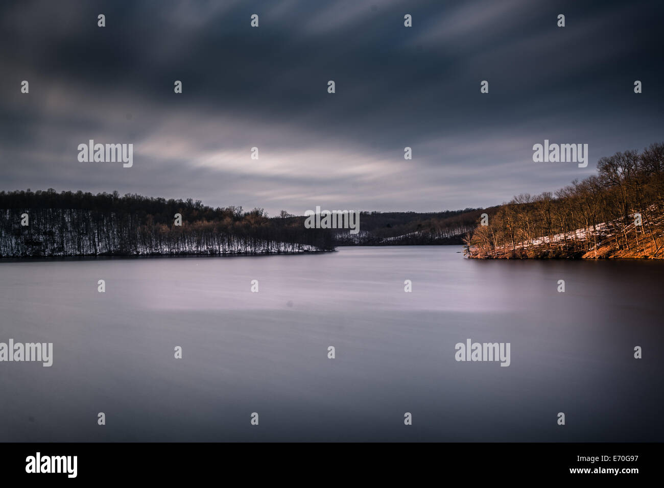 Winter long exposure clouds hi-res stock photography and images - Alamy