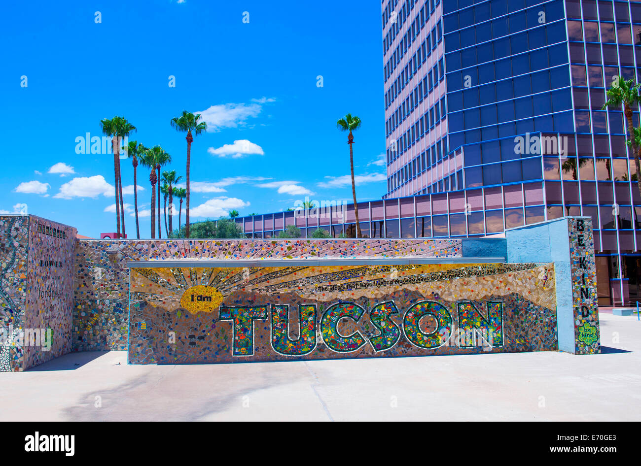 View of downtown Tucson Arizona Stock Photo - Alamy