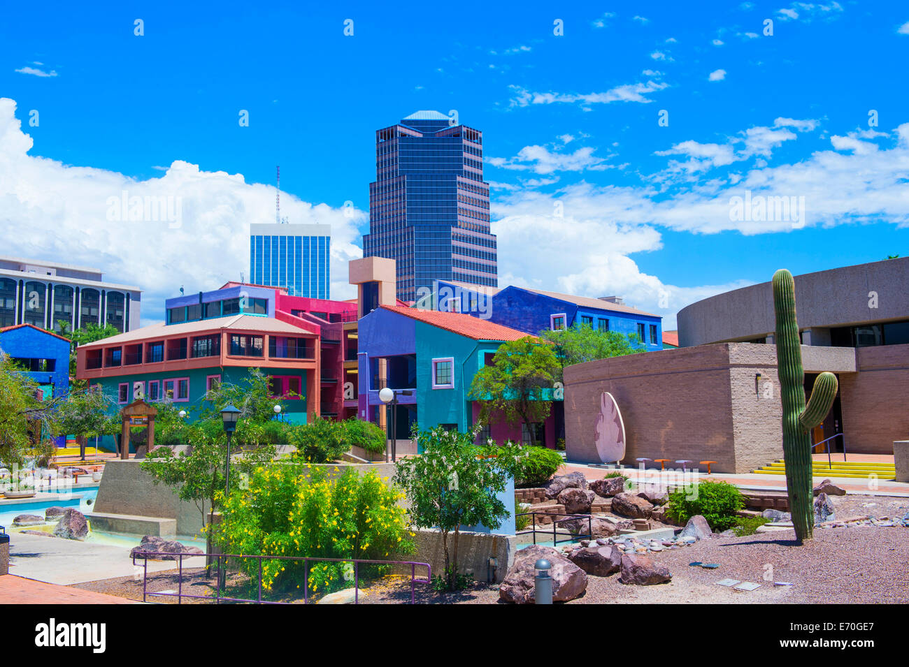 View of downtown Tucson Arizona Stock Photo - Alamy
