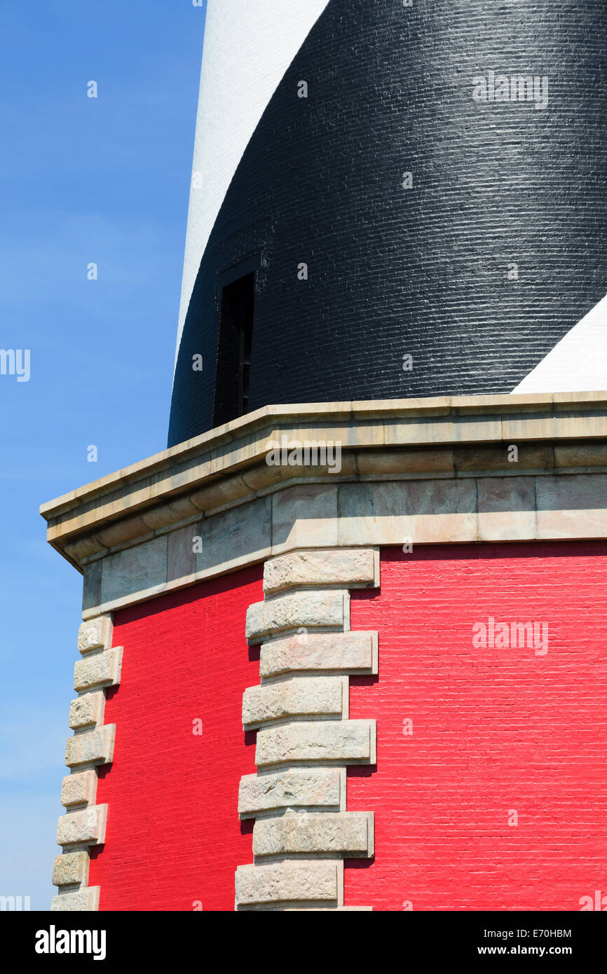Hatteras lighthouse architectural details Stock Photo - Alamy