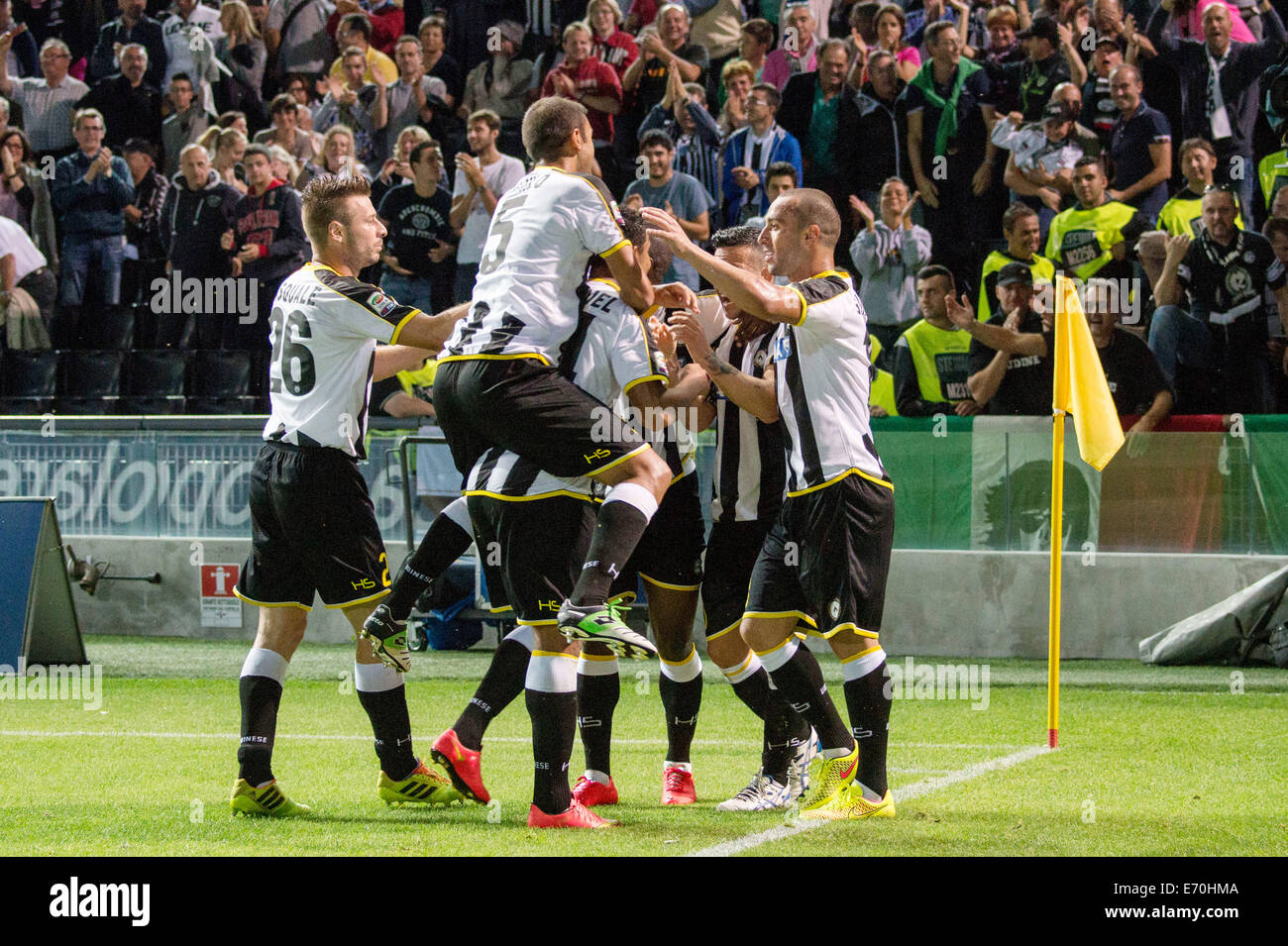 Udine, Italy. 31st Aug, 2014. Udinese team group Football/Soccer ...