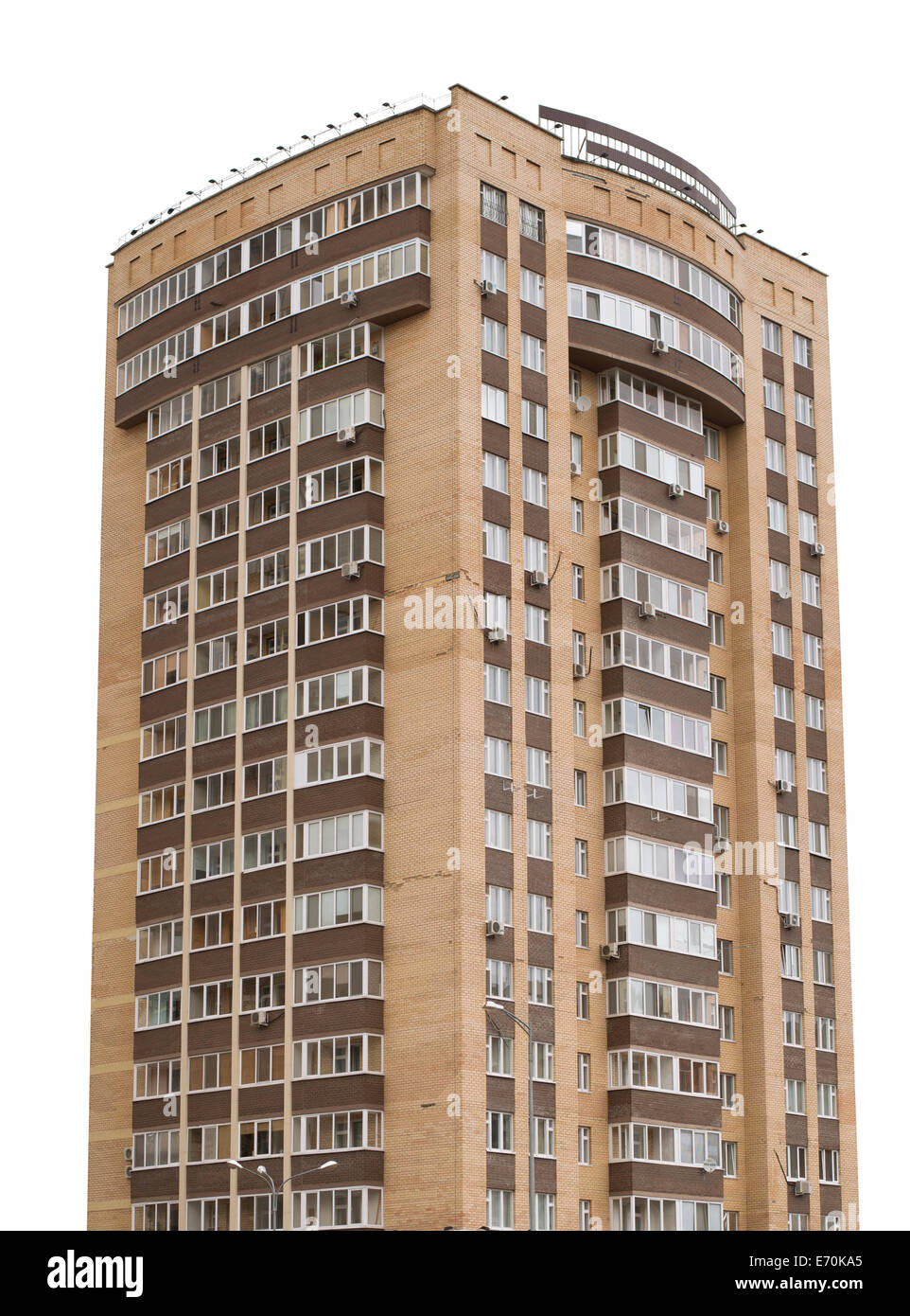 Modern building isolated Stock Photo - Alamy