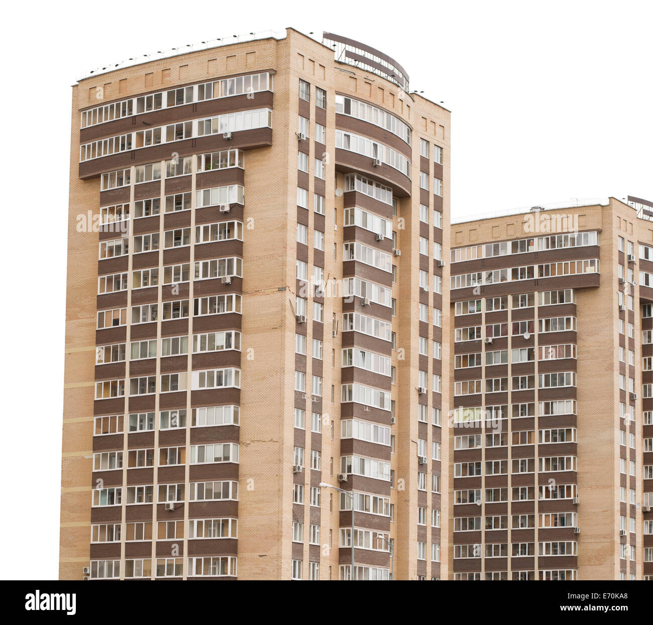 Modern building isolated Stock Photo - Alamy