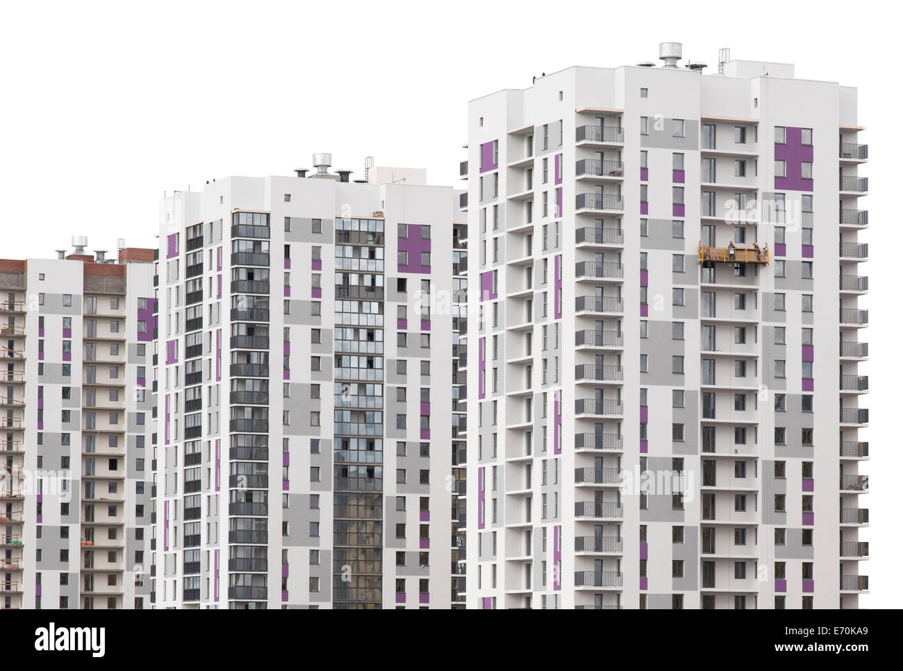 Modern building isolated Stock Photo - Alamy