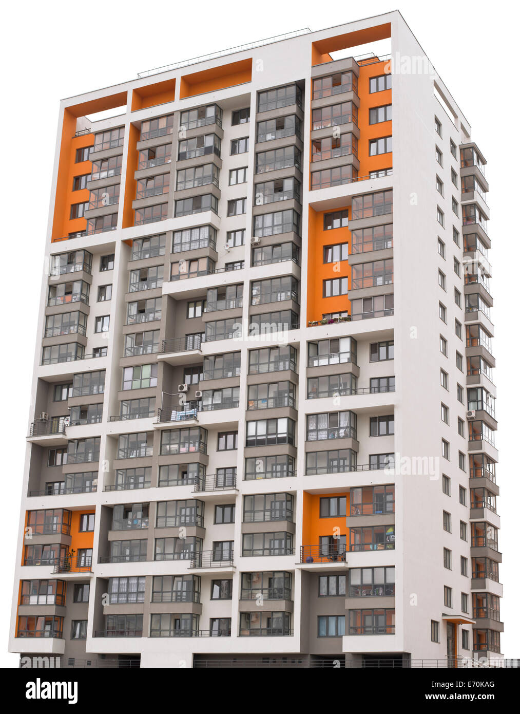 Modern building isolated Stock Photo - Alamy