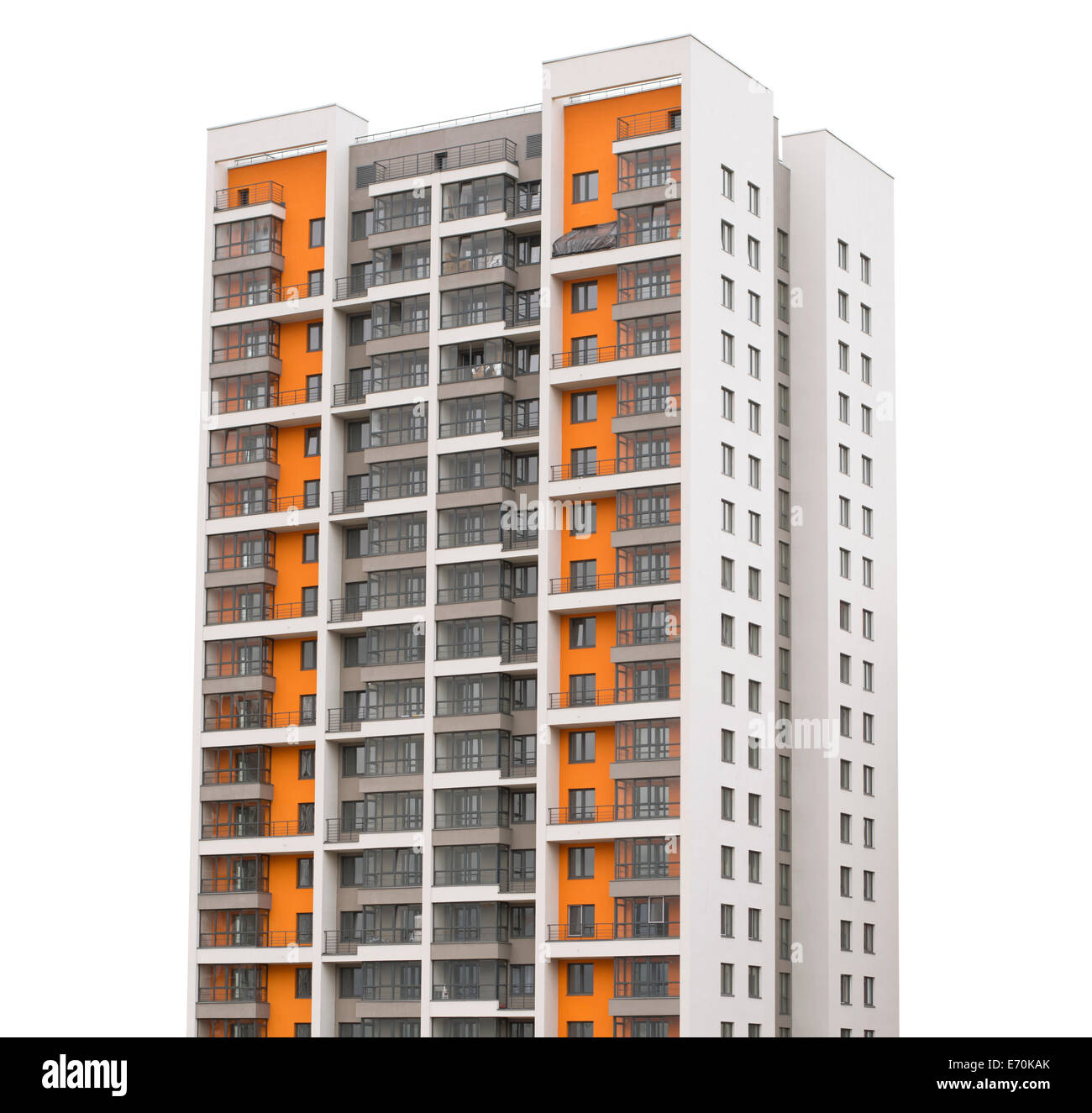 Modern building isolated Stock Photo - Alamy